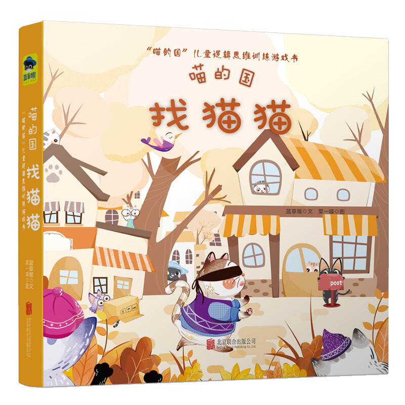 儿童逻辑思维训练游戏书：喵的国 找猫猫 3-6岁 童立方出品