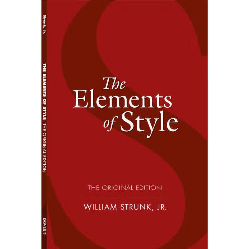 The Elements of Style: The Original Edition风格的要素【进口原版】