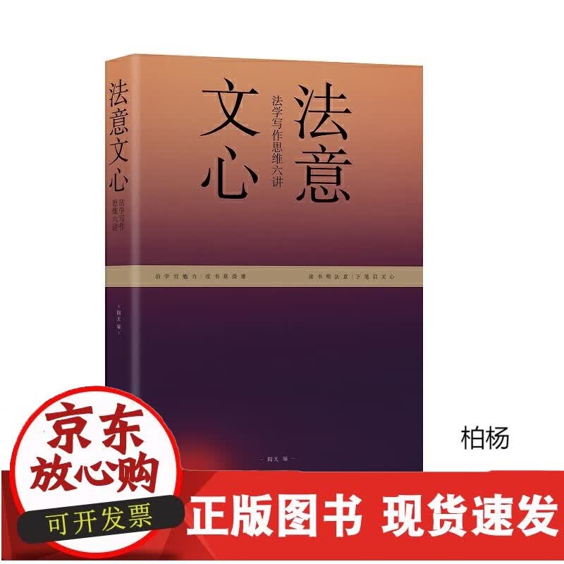 速发 法意文心法学与作思维六讲
