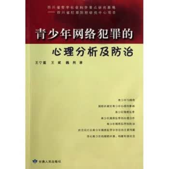 青少年网络犯罪的心理分析及防治 王宁霞等