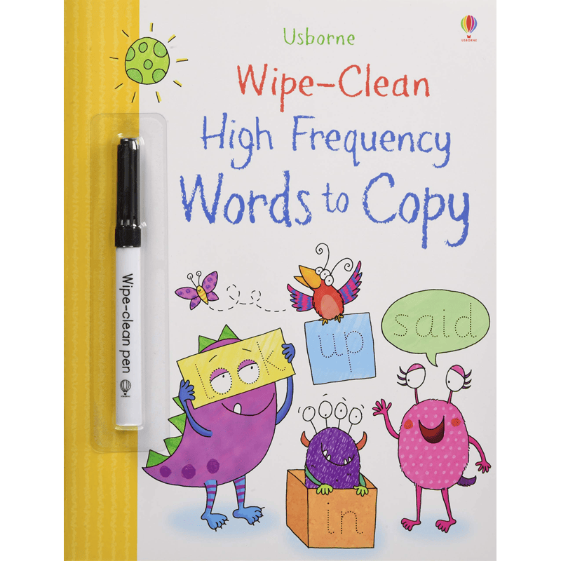 Wipe-Clean High-Frequency Words to Copy