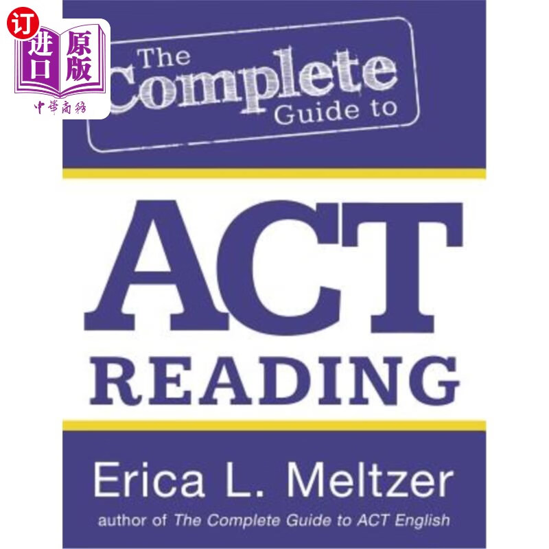 海外直订The Complete Guide to ACT Reading 完整的行为阅读指南