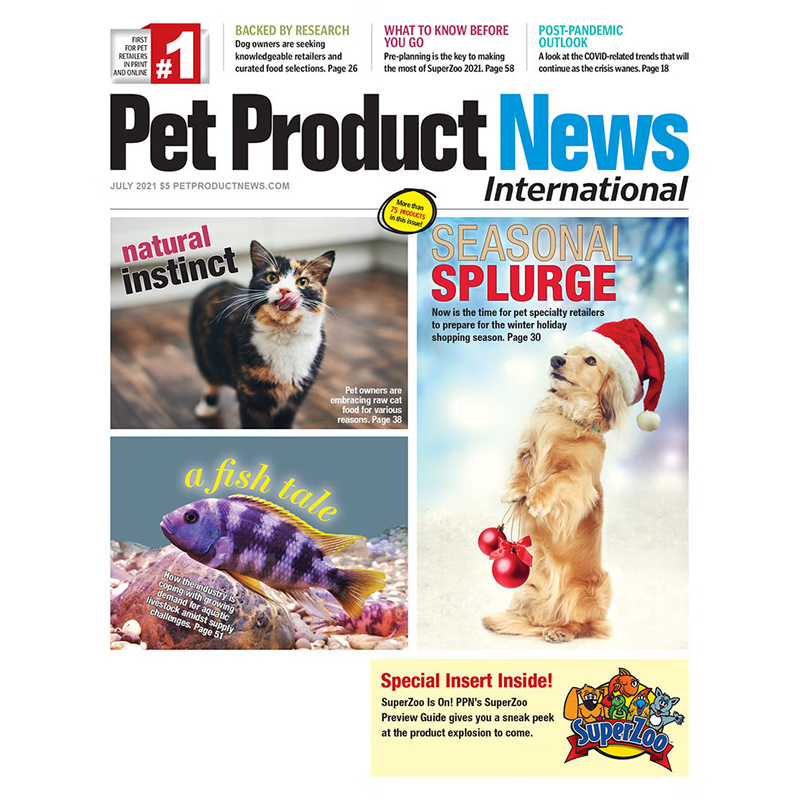 Pet Product News International 2021/22年月刊 国际宠物产品新闻 2021年7月刊