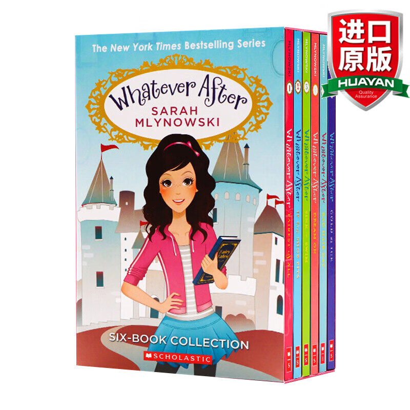Whatever After Boxset Books 1-6 英文原版 瞬息万变系列1-6 儿童章节小说 儿童文学 睡前故事书 英文版 进口英语原版书籍