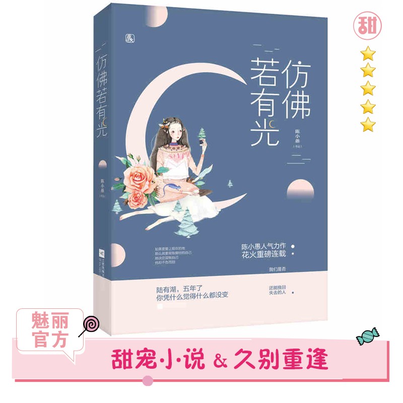 现货 仿佛若有光 陈小愚著 花火连载久别重逢青春小说