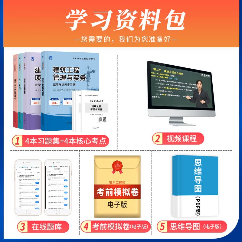 天一2023年一级建造师考试章节同步习题集全套建筑教材二建真题历年真题试卷一建市政机电公路水利水电实 一建章节考点同步习题【建筑实务】