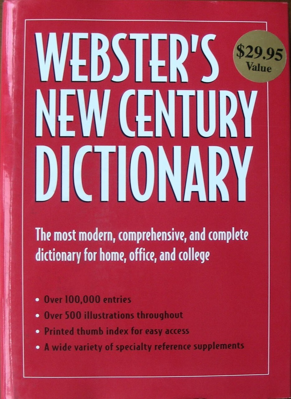 英文工具书 Webster's New Century Dictionary 韦氏韦伯新世纪词典