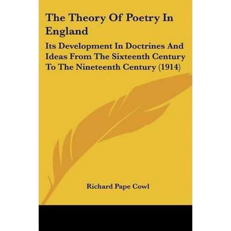 The Theory Of Poetry In England