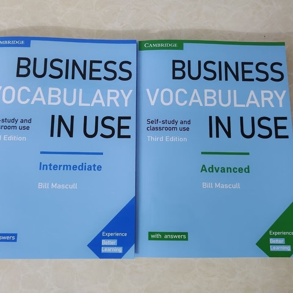 剑桥英语商务词汇书Business Vocabulary in Use 中高级2册 全彩 中级