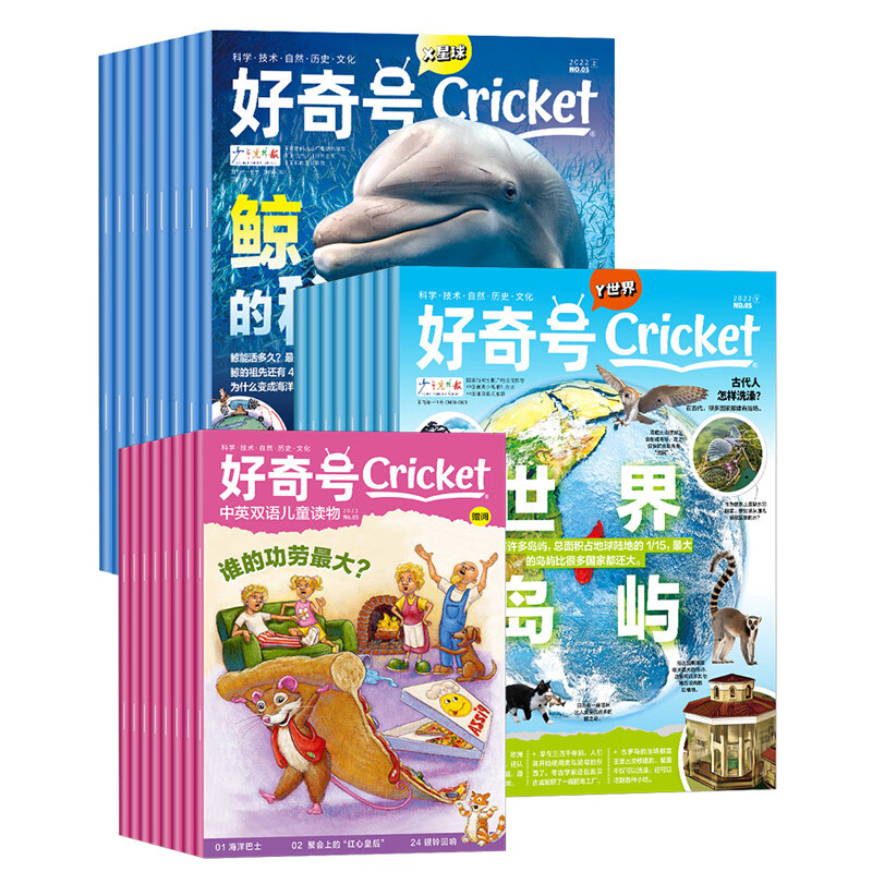 特价清仓2018/2019/2020/2021年小学生3-6年级全新过期杂志低价米小圈博物作文与考试儿童报少年报小哥白尼军 【15】22年好奇号2-5月（共12本）