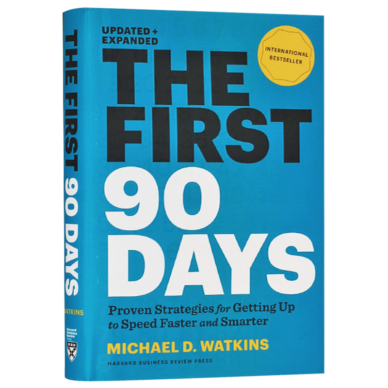 【瑕疵书】 英文原版 成败90天 The First 90 Days Updated and Expanded 精装