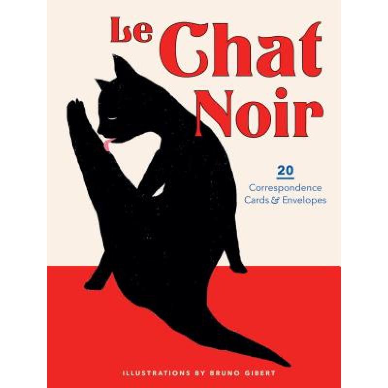 Le Chat Noir: 20 Correspondence Cards & Enve...