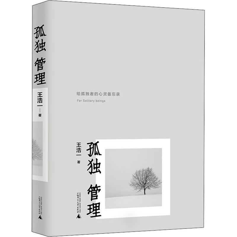 孤独管理 王浩一 书籍