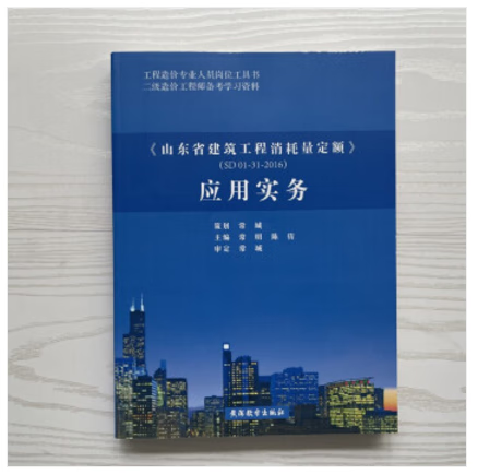 现货  山东省建筑工程消耗量定额应用实务（SD 01-31-2016)  山东定额+随机礼品一份