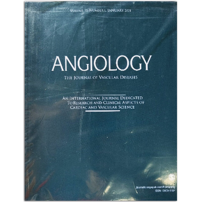 【单期可选】Angiology:Journal of Vascular Diseases 2021年 2021年1月刊