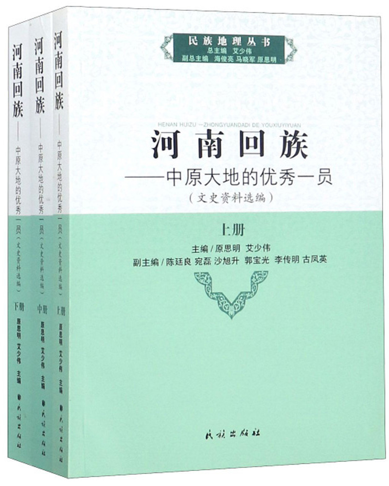 河南回族：中原大地的优秀一员（文史资料选编 套装上中下册）/民族地理丛书