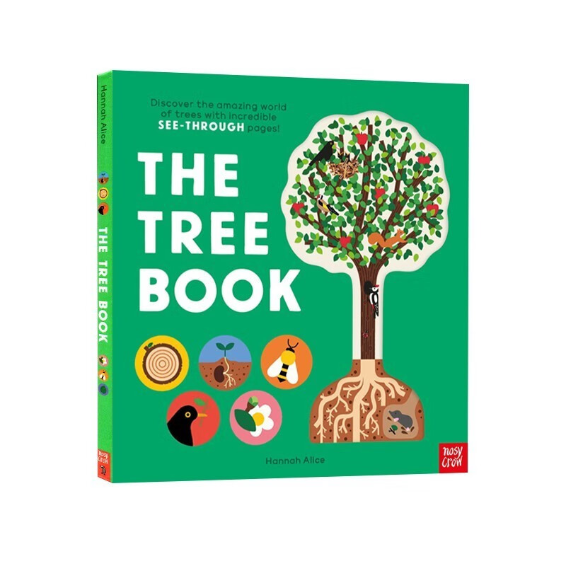 英文原版 The Tree Book 纸板书 关于树木的知识 幼儿成长启蒙绘本 大嘴鸟 22年新品 Nosy Crow