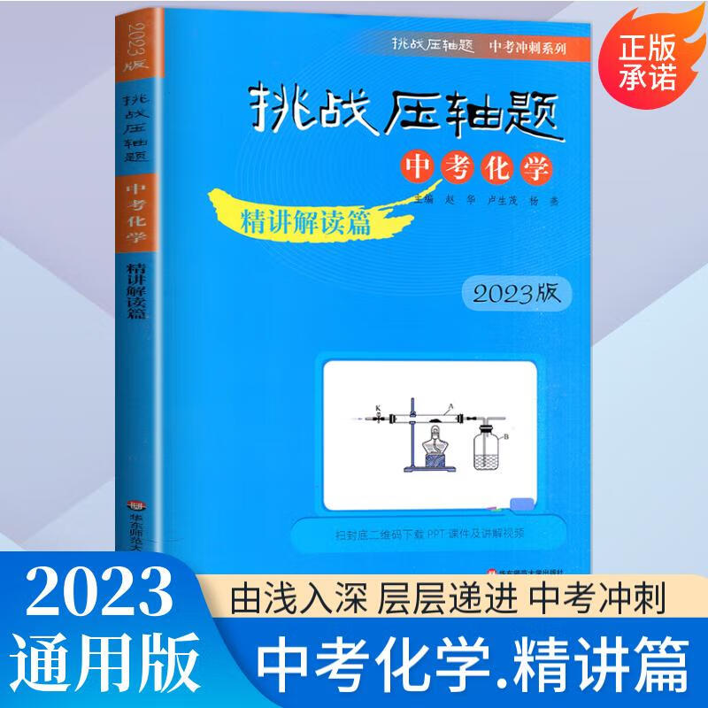 自选】2023挑战压轴题中考数学物理化学强化训练轻松入门精讲解读篇 初中难题大题复习提优冲刺训练习册讲解资料书 化学 精讲解读篇