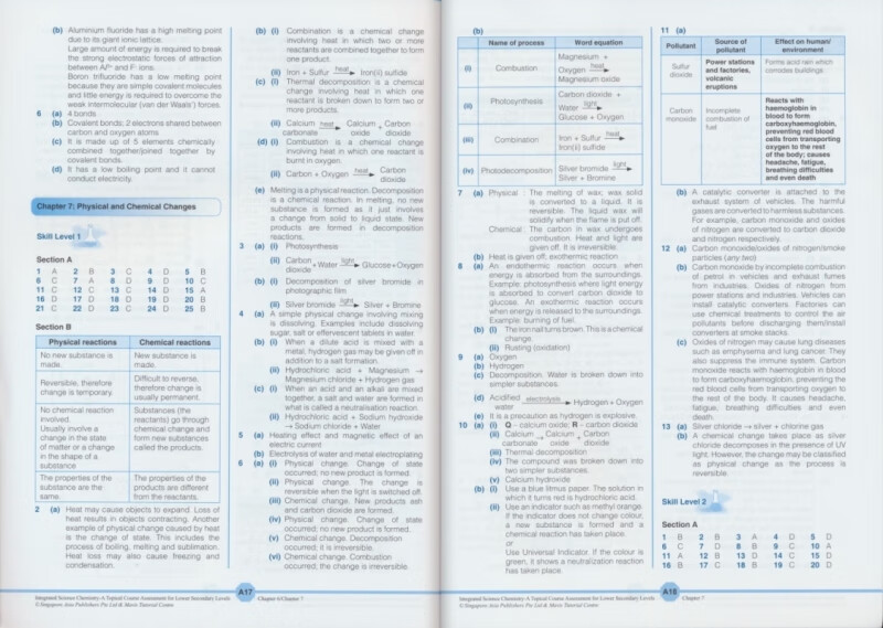 SAP Maths@Mavis Integrated Science Chemistry for L