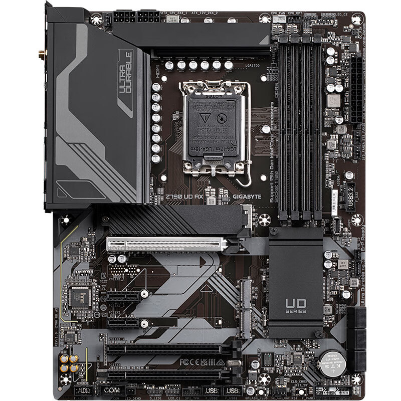 技嘉（GIGABYTE）Z790 UD AX主板支持13代酷睿CPU 13900/13700/13600KF Intel LGA 1700 ...