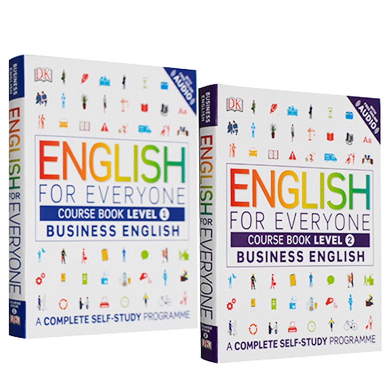 预售 英文原版 DK新视觉 人人学英语 职场商业英语图解 2册 English for Everyone Business English Course 1 2 雅思托福用书 学习教材 雅思托福用书