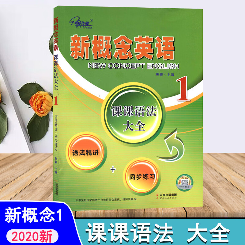 全新 新概念英语1课课语法大全 语法精讲同步练习 子金传媒积累外语学习工具书 中小学英语外语零基
