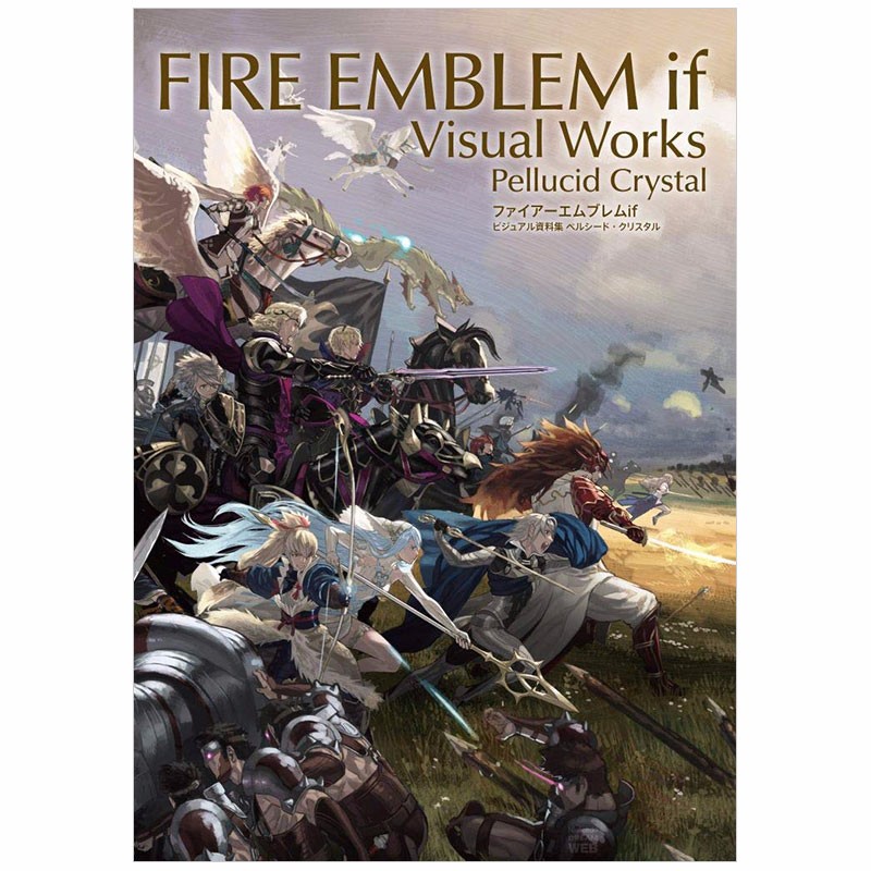 进口原版 火焰之纹章if 艺术设定资料集ファイアーエムブレムif ビジュアル資料集善本图书