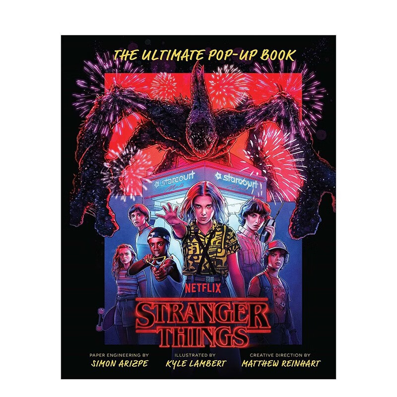 Stranger Things: The Ultimate Pop-Up Book，怪奇物语：立体书（美版） 英文进口原版图书
