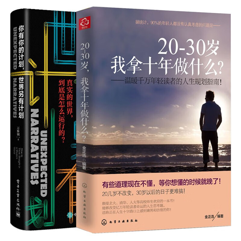 20~30岁 我拿十年做什么+你有你的计划 世界另有计划 全2册 成功励志书籍 将来的你自我实现 你自我实现