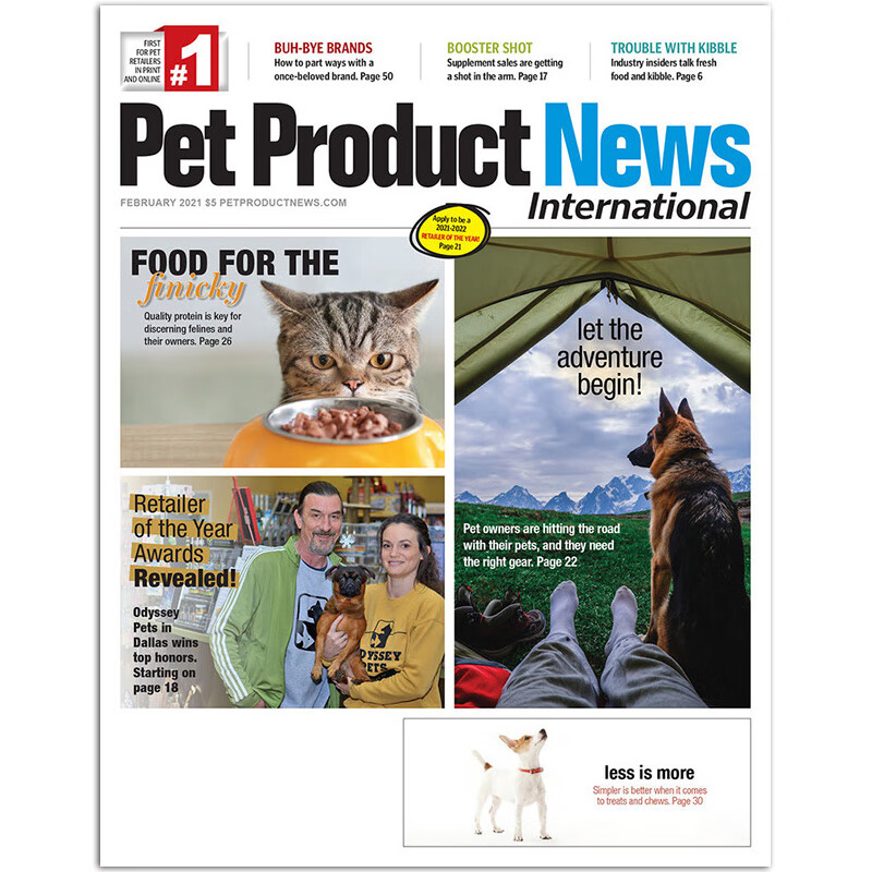Pet Product News International 2021/22年月刊 国际宠物产品新闻 2021年2月刊
