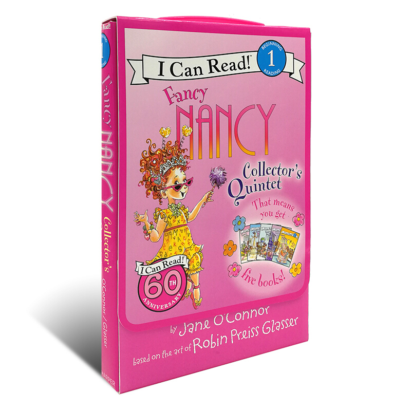 Fancy Nancy Collector's Quintet (I Can Read Book， Level 1) 漂亮南希五本合集 英文原版