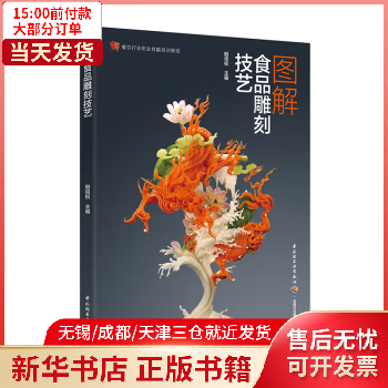 图解食品雕刻技艺（餐饮行业职业技能培训教程） 中小学教辅/中小学工具书 全新