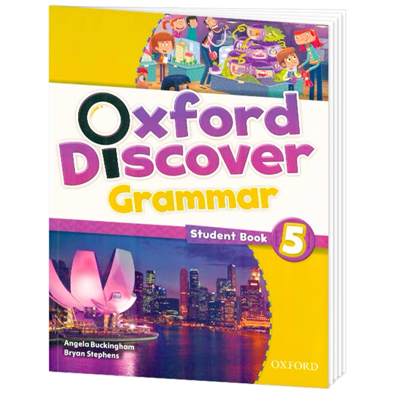 现货包邮英国牛津大学Oxford Discover Grammar 1-6小学1-6年级语法书student book1配套语法寒暑假短期语法学习探究式学习ESL教材 旧版od语法书5级别