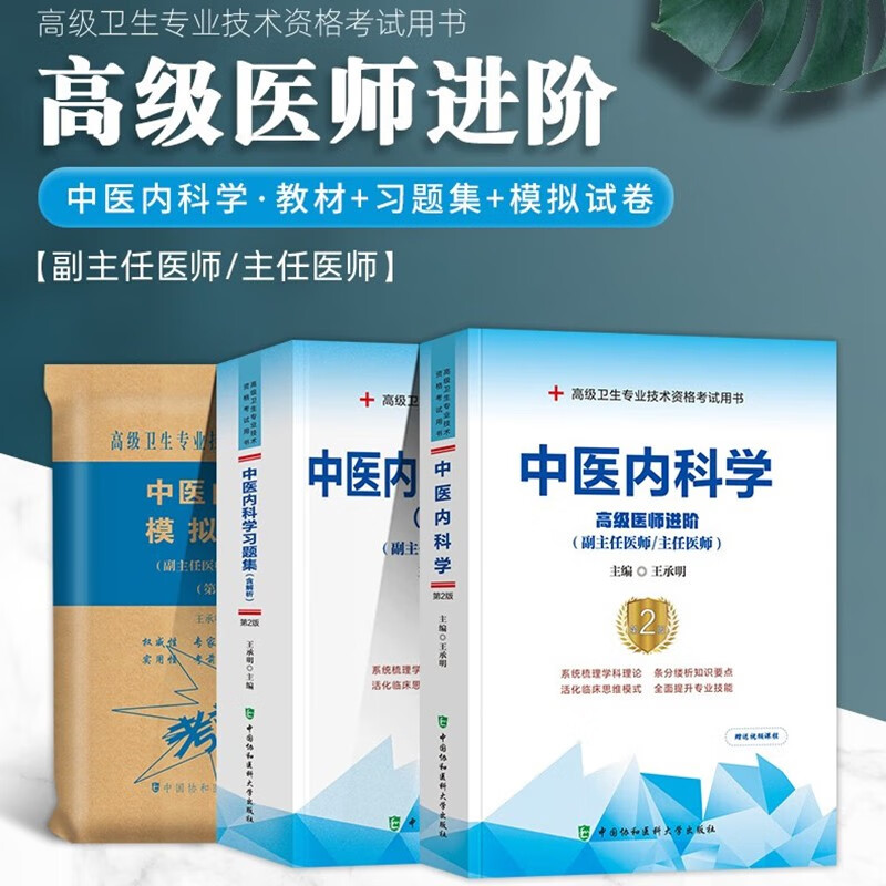 【多规格】中医内科学副主任/主任医师进阶教材+习题集+模拟试卷 中医内科高级医师副高医学考试用书 高级卫生专业技术资格考试用书 2023中医内科学高级职称进阶+习题集+模拟试卷