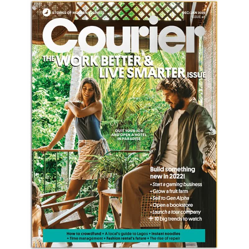 【单期可选】Courier Issue 英国创业文化商业杂志 2020/21/22年月刊 英文英语杂志 2022年1月刊