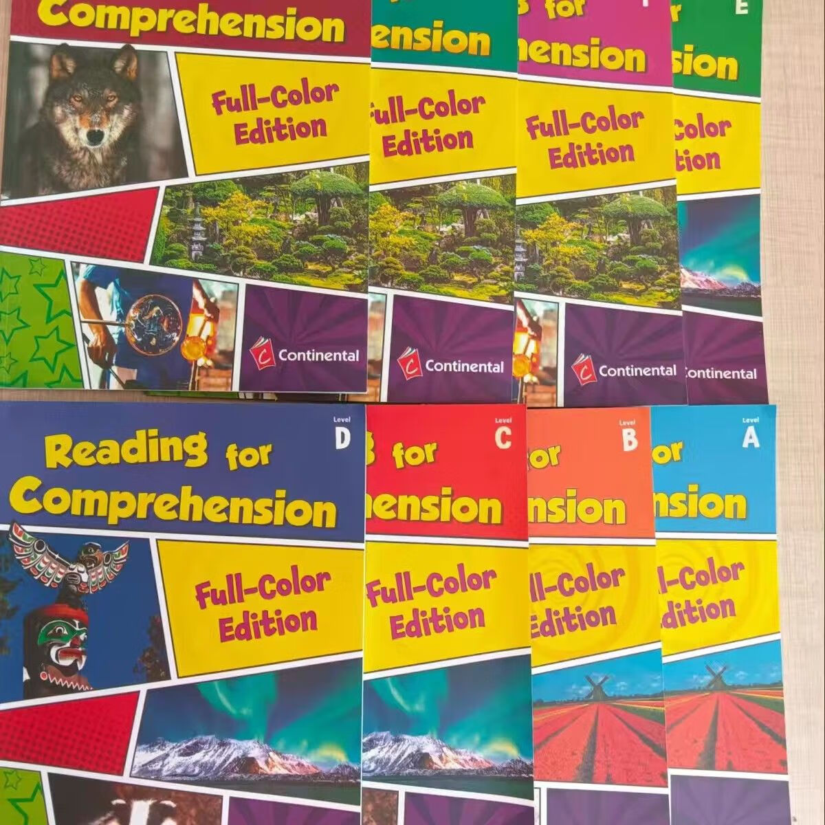reading for comprehension阅读理解练习册22册 全套