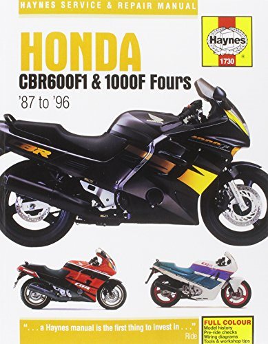Honda CBR600F1 & 1000F Fours (87 - 96) Haynes Repair Manual