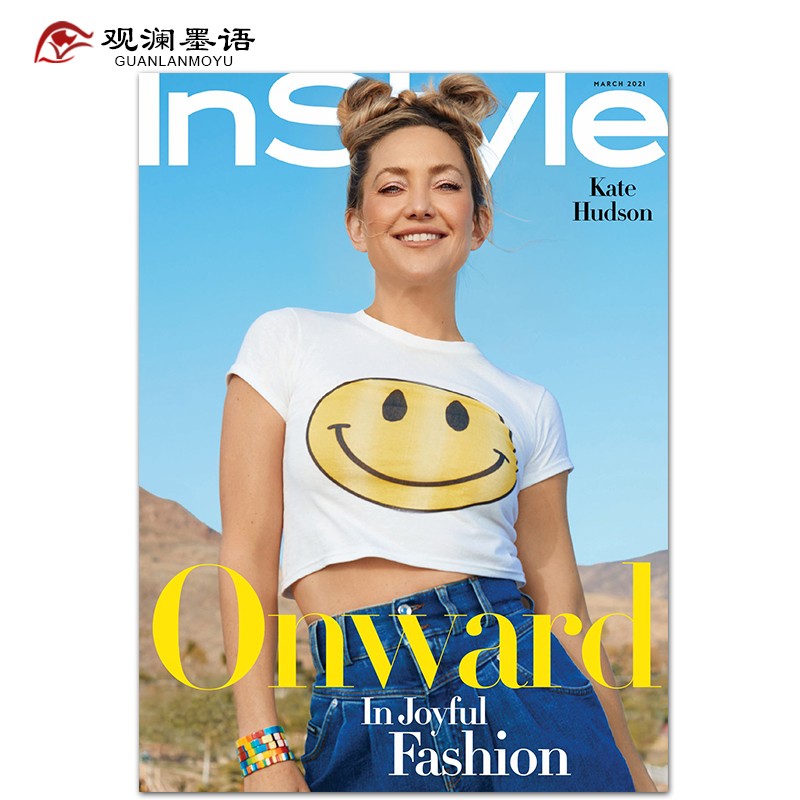 【单期可选】InStyle 时新 2022年月刊 美国女性服饰美容服装时尚杂志 2021年3月刊