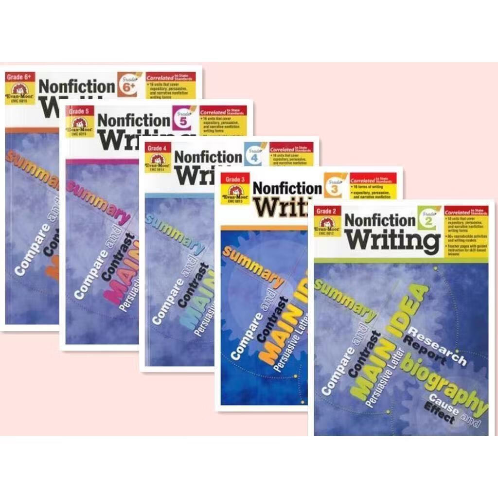 Evan Moor美国加州 Nonfiction Writing 23456练习 G4