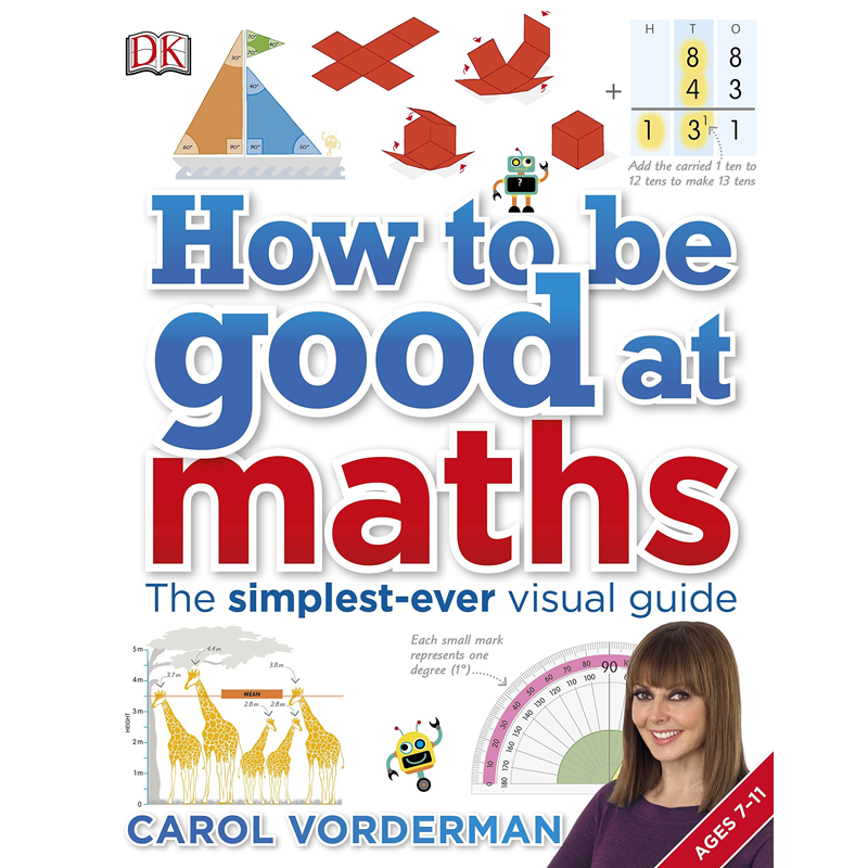 英文原版 如何擅长数学 How to be Good at Maths 学业辅导图解指南