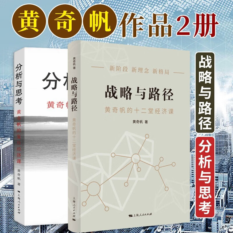 黄奇帆 战略与路径+分析与思考 黄奇帆的复旦经济课 黄奇帆的十二堂经济课 上海人民 战略与路径+分析与思考