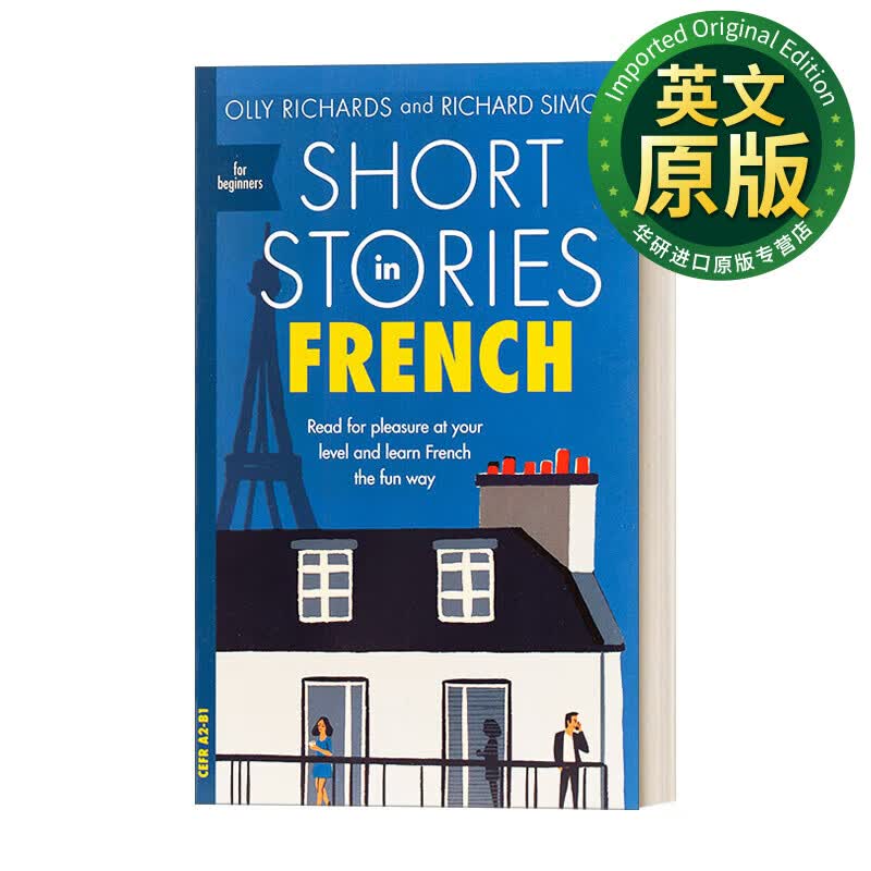 Short Stories in French for Beginners 适合初学者的法语短篇小说 英文版 进口英语原版书籍 英文原版