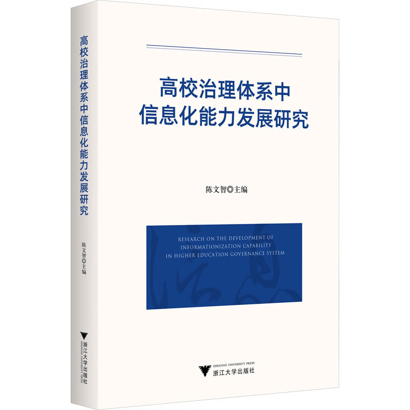 高校治理体系中信息化能力发展研究 图书