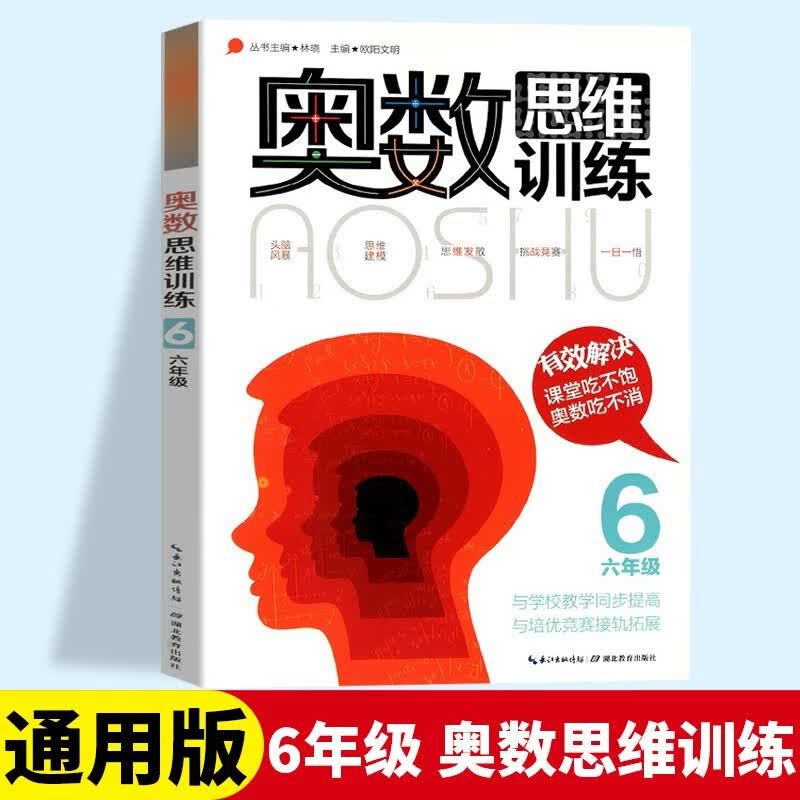 小学奥数思维训练一二三四五六年级数学练习题小学奥数举一反三逻辑思维训练竞赛教程教材辅导练习册 六年级