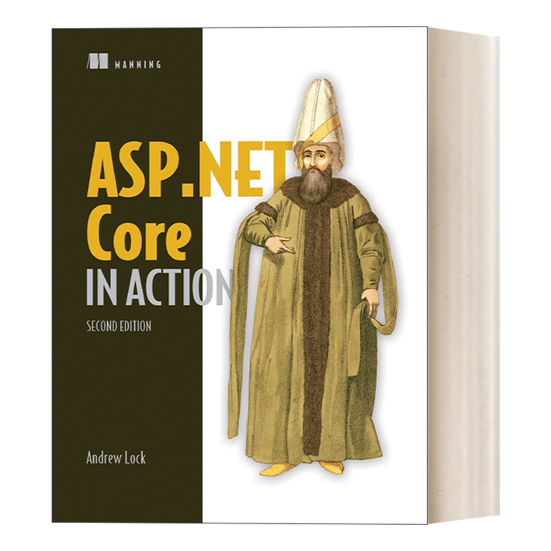 【瑕疵书】 ASP.NET Core in Action 英文原版 跨平台开发实战 编程入门 第2版 英文版 进口英语原版书籍