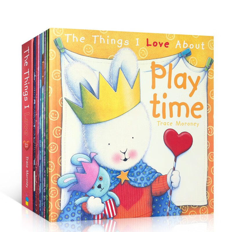 英文原版 The Things I Love 毛毛兔情绪管理性格培养绘本 睡前故事 0-4岁