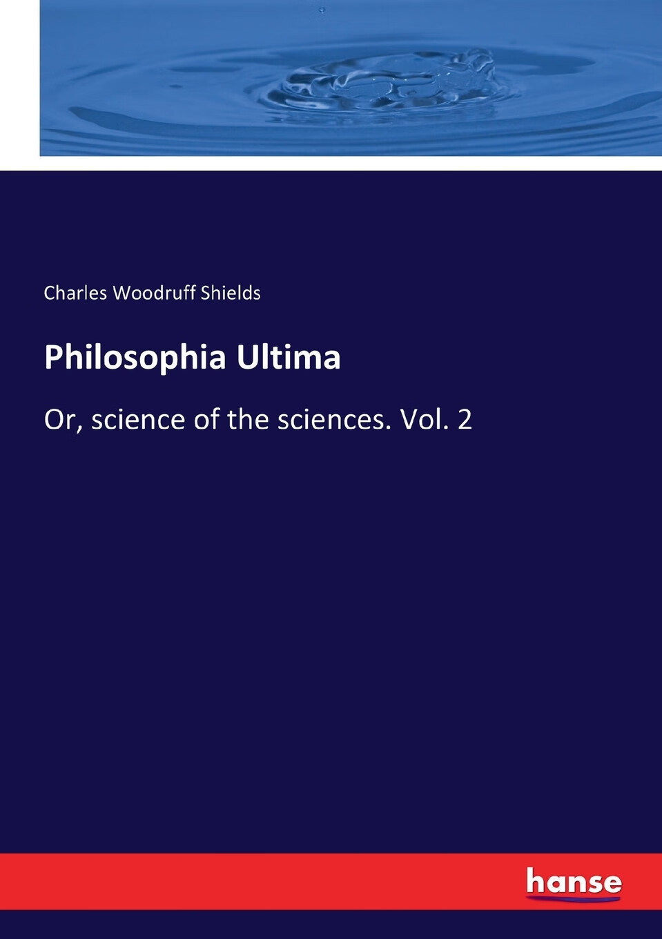 【预售 按需印刷】Philosophia Ultima