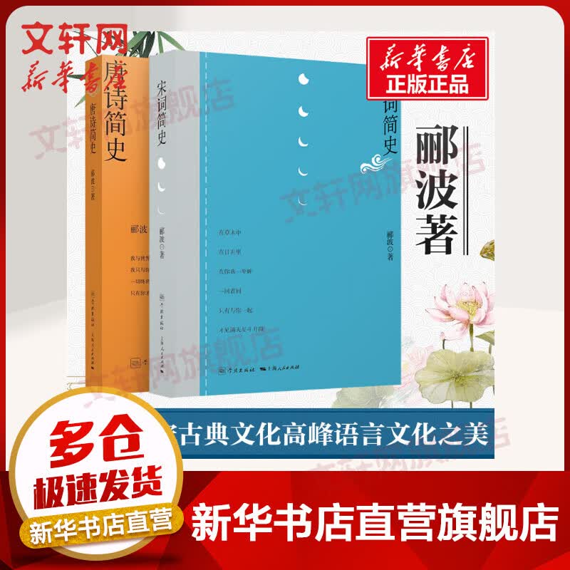 唐诗简史+宋词简史 郦波