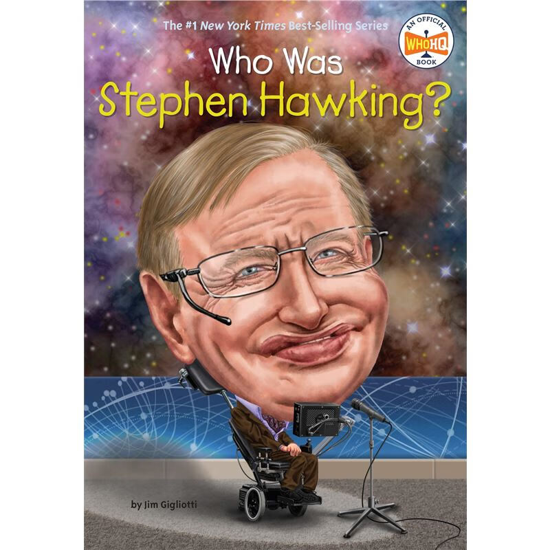 英文原版 谁是霍金？ 中小学读物 Who Was Stephen Hawking?