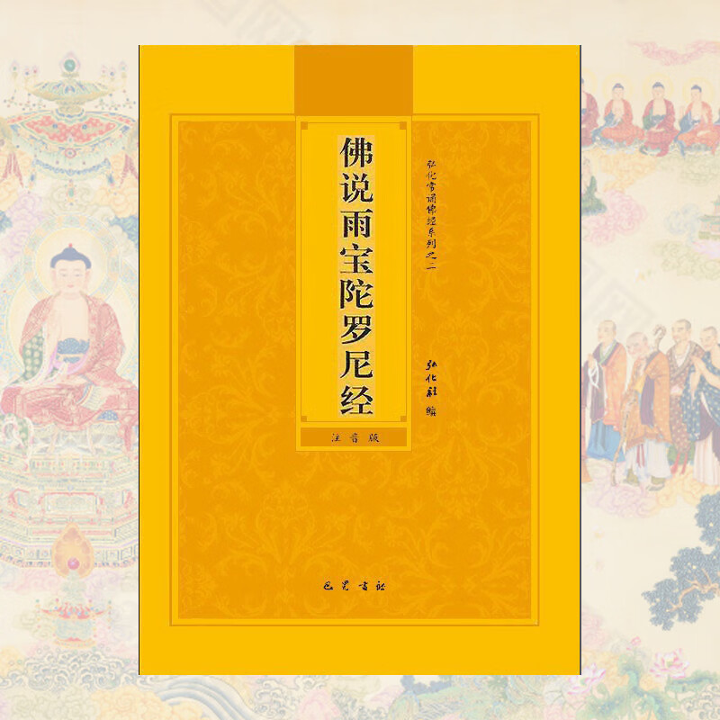 佛说雨宝陀罗尼经简体注音版弘化常诵佛经读诵本经书结缘书佛说雨宝陀罗尼经拼音版抄写经书佛教经典书籍佛经